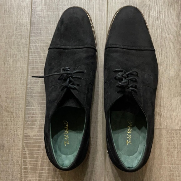 Todd Welsh | Shoes | Todd Welsh Black Suede Mens Shoe Size 4m | Poshmark